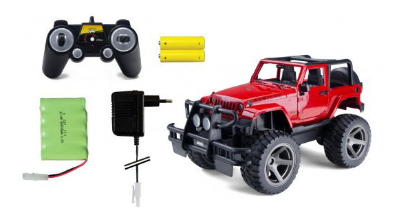 RC Fahrzeug :: RC Auto :: Jeep Wrangler 1:14 2.4Gz RTR rot