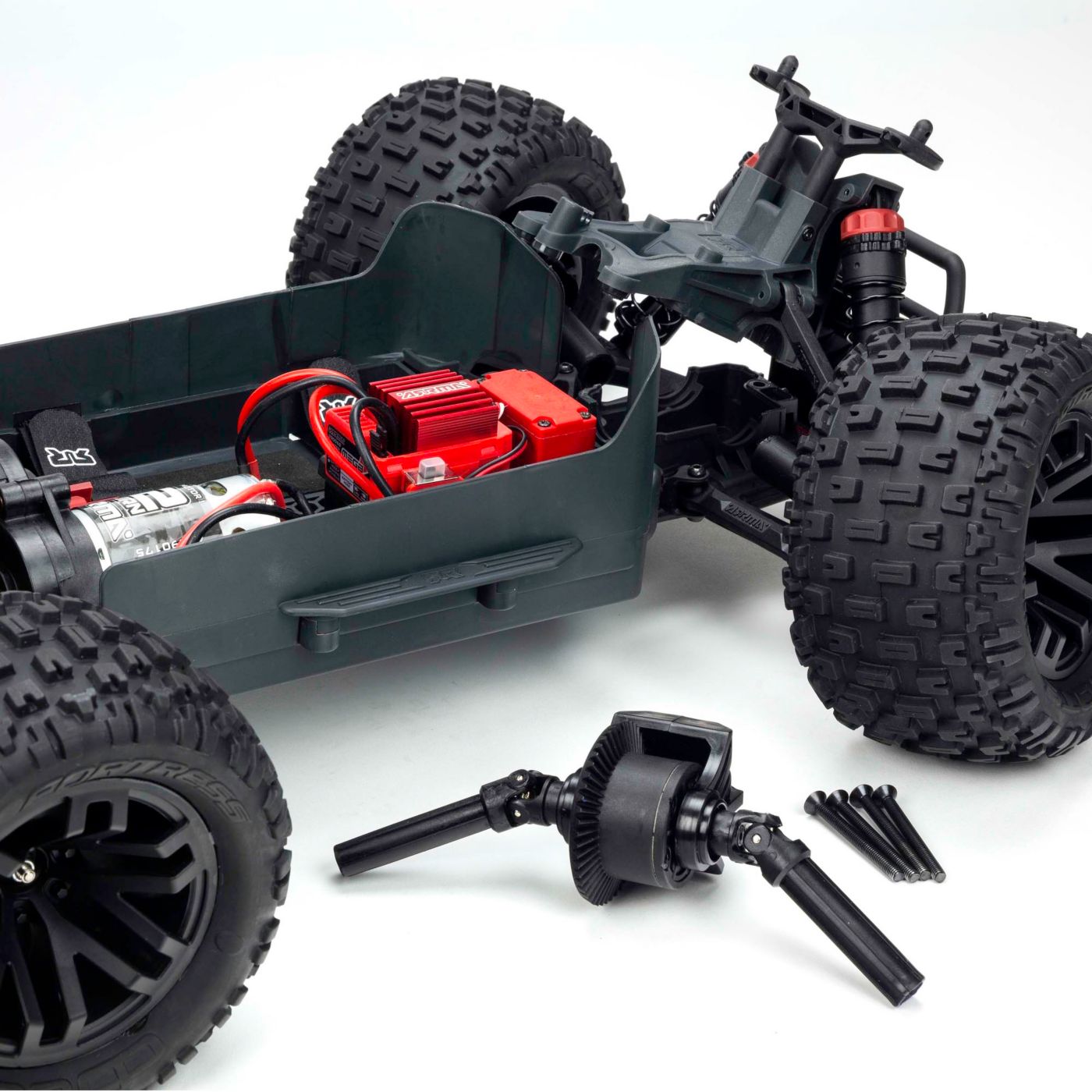 RC Fahrzeug :: RC Auto :: M.TRUCK GRANITE MEGA 1:10 4WD EP RTR Red/Black