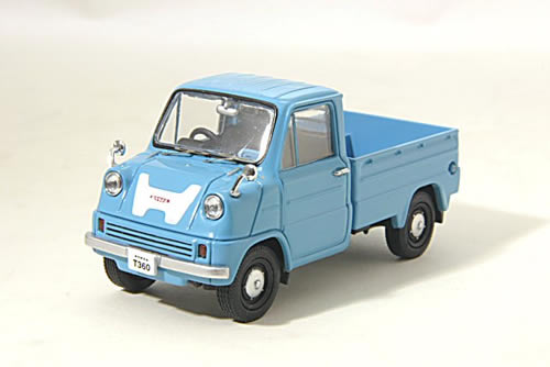 Sammler-Modell :: Auto :: Honda T360 Truck 1963 blau 1/43
