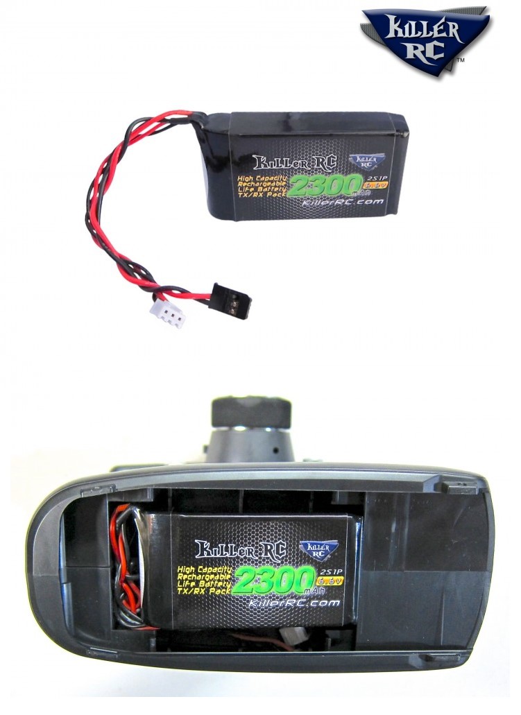 Elektronik und Akku :: Killer RC 6.6V 2300mAh LiFe Akku RX/TX