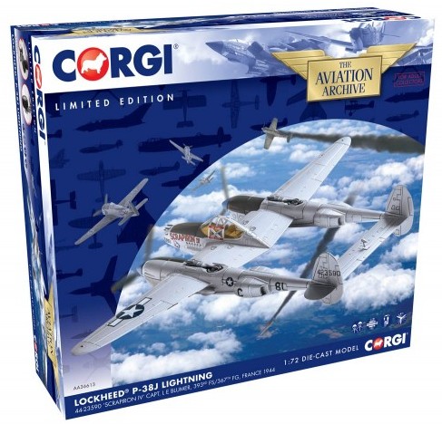 Sammler-Modell :: Flugzeug :: Lockheed P-38J Lightning "Scrapiron IV4" 1/72