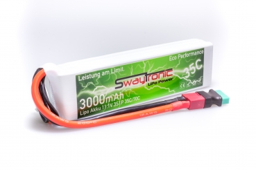Elektronik und Akku :: Akku :: Sway-MX LiPo 3S 11.1V 3000mAh 35C/70C MPX
