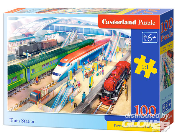 Spielwaren :: Puzzle / Malen nach Zahlen :: Train Station Puzzle 100 Teile