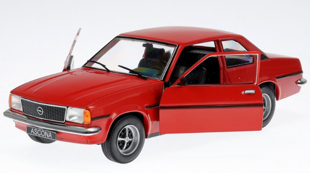 Sammler-Modell :: Auto :: Opel Ascona B, rot 1:24
