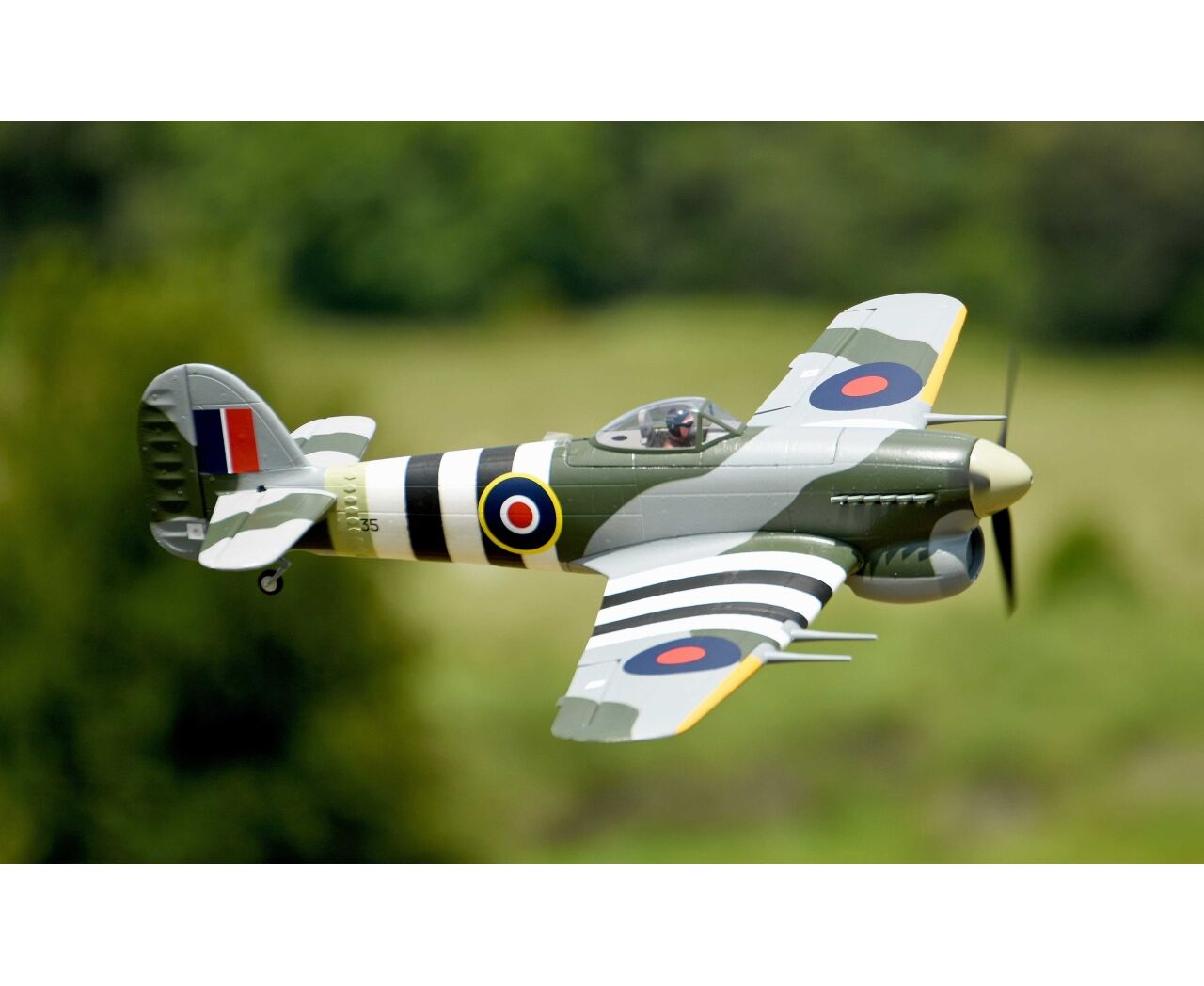 Flugzeug :: RC Motorflugzeug :: FMS Hawker Typhoon PNP - 110cm mit ...