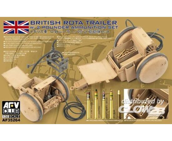 Plastikbausatz :: Militärfahrzeug Bausatz :: WW2 British Rota trailer W ...