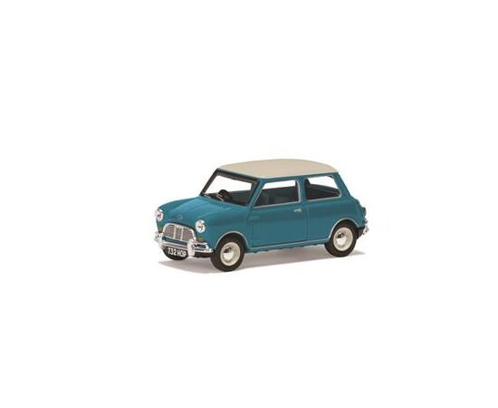 Sammler-Modell :: Austin Mini Mk1 Cooper -Surf Blue-Corgi 60th model