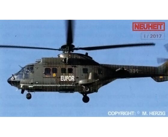 Sammler-Modell :: Helicopter Cougar CH Luftwaffe T-338 1/72