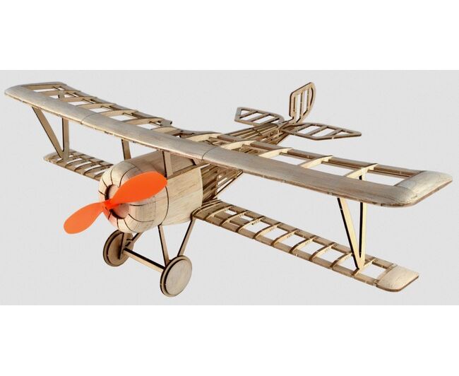 Flugzeug :: Freiflug-Modell :: Nieuport 17, Holzbausatz, 1/18, Gummimotor, 462mm