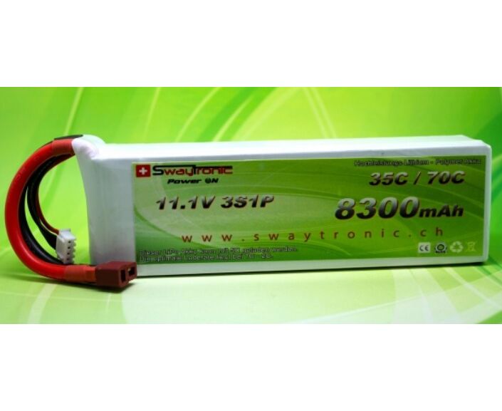 Elektronik und Akku :: Akku :: Swaytronic LiPo 3S 11.1V 8300mAh 35C/70C T