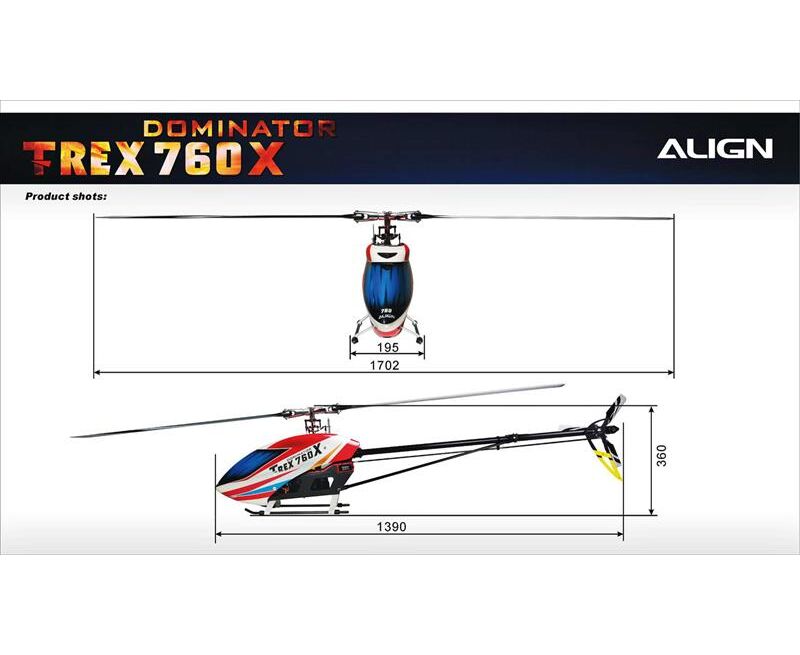 RC Heli / Multicopter :: RC Hubschrauber Single Rotor :: T-REX 760X TOP ...
